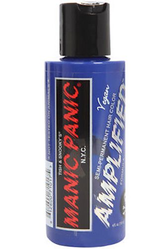 Manic Panic Amplified Hair Dye Bad Boy Blue Semi Permanent Vegan Colour ...