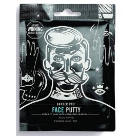Barber Pro Face Putty Black Peel Off Mask (3x7g Pouch) - Free Delivery