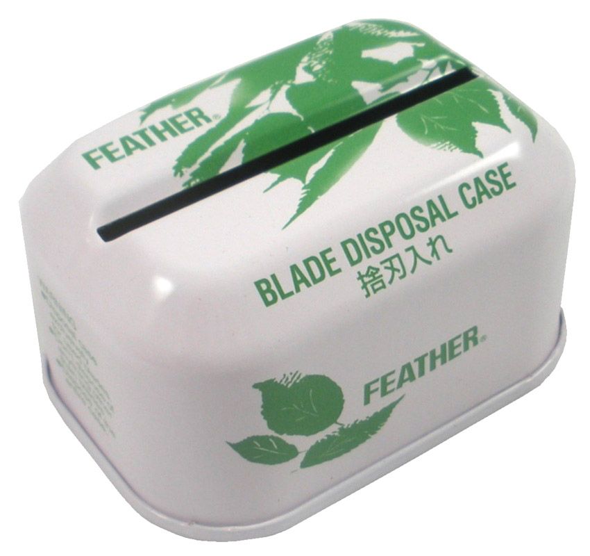 Feather Double Edge Safety Razor Blade Disposal Case - Free Delivery