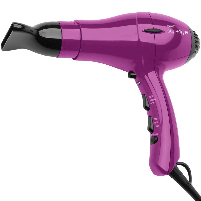 Wahl Supadryer 1800W Ionic Hair Dryer & Diffuser (Purple) - Free Delivery
