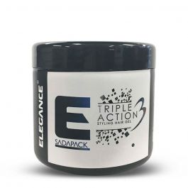 Elegance Triple Action Hair Styling Gel 500ml - Clear - Free Delivery