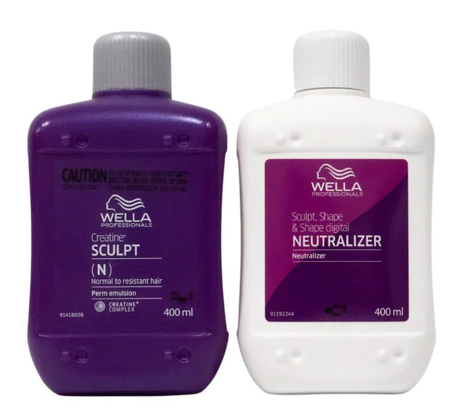 Wella Creatine + Sculpt Normal/Resistant Hair Kit 400ml - Free Delivery