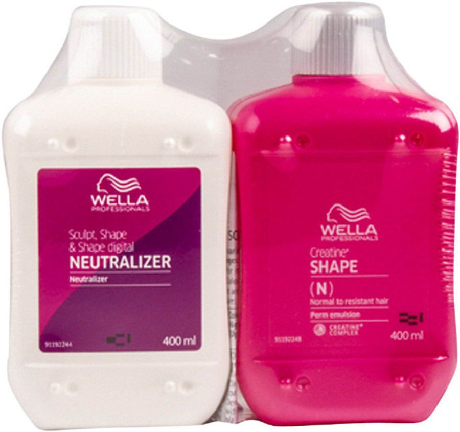 Wella Creatine + Shape Normal/Resistant Hair Kit 400ml - Free Delivery