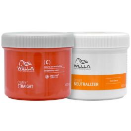 Wella Creatine + Straight Coloured/Sensitised Hair Kit 400ml - Free ...