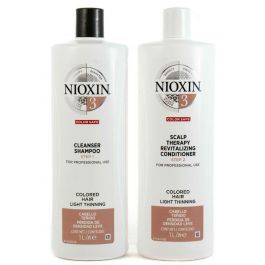 Nioxin System 3 Cleanser Shampoo and Scalp Revitaliser Conditioner Duo ...
